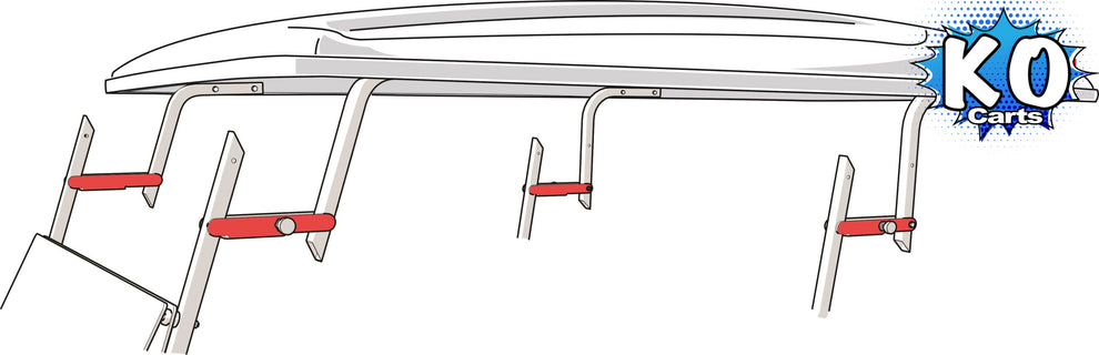 Golf Cart Roof Lowering Kit- UNIVERSAL FIT – KnockOut Carts